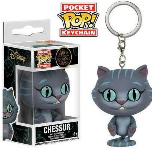Funko | Accessories | Funko Pocket Pop Keychainchessur Catdisneys Alice ...